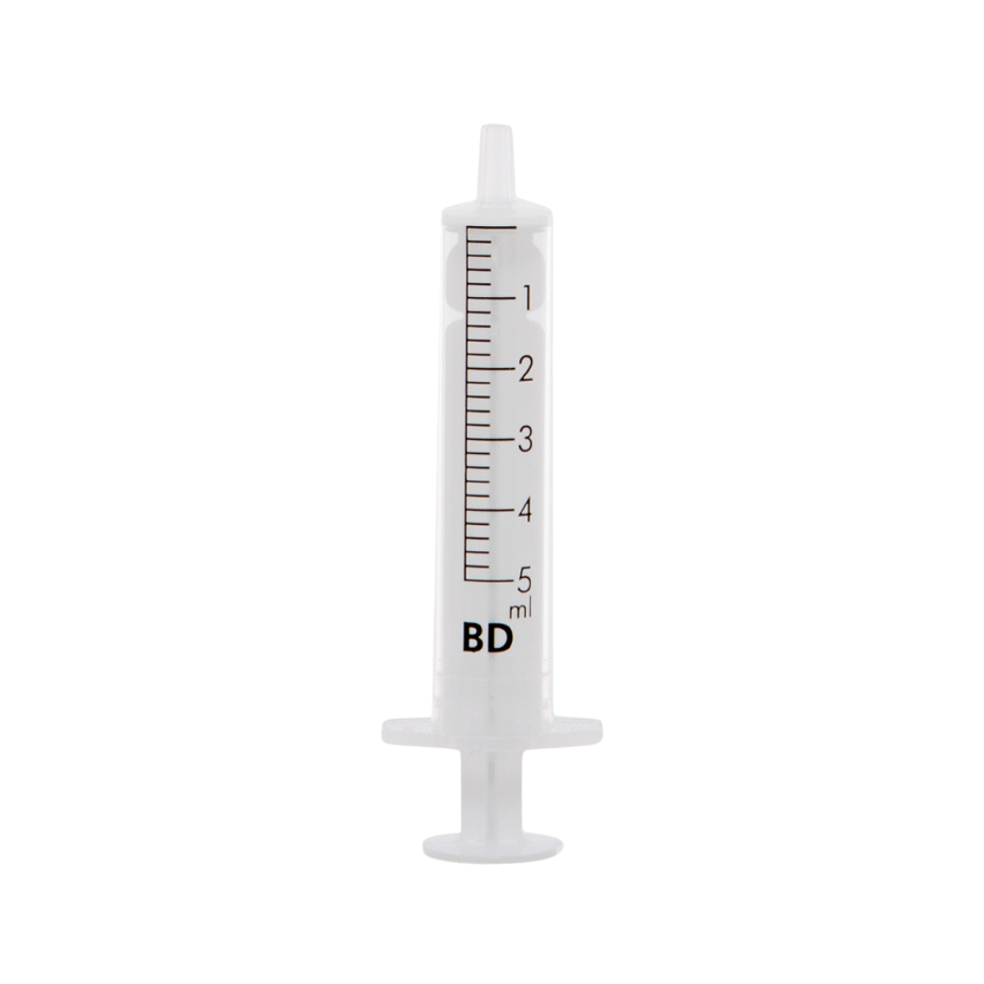 Product: BD Discardit II 5ml Syringes x100