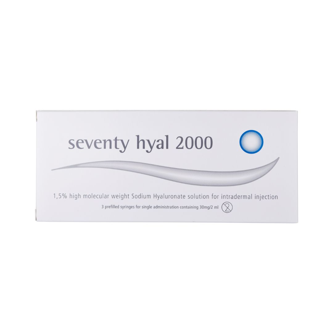 Product: Seventy Hyal (3 x 30mg/2ml) PFS x6 needles included