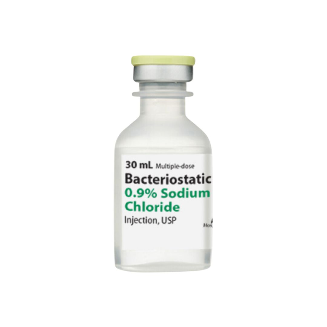 Product: Bacteriostatic Saline (1x30ml) - EXP 01/09/2024